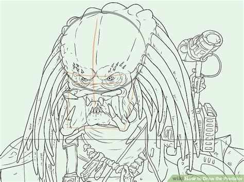 How To Draw The Predator With Pictures WikiHow How To Draw The Predator With Pictures WikiHow