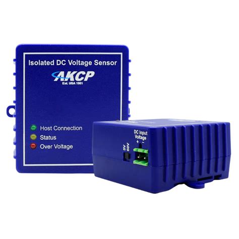 Isolated Dc Voltage Sensor With 5ft Cable Environmental Monitoring