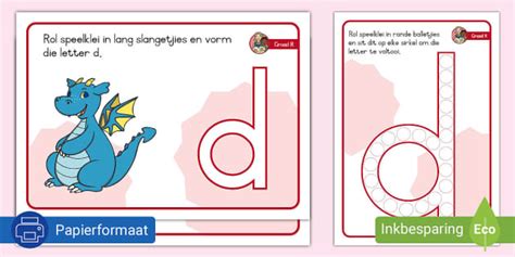 Speelkleimatte D Klank Teacher Made Twinkl