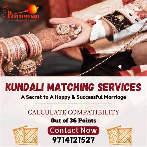 ⁠kundali Matching Services Panchmukhi Astrologer And Jyotish