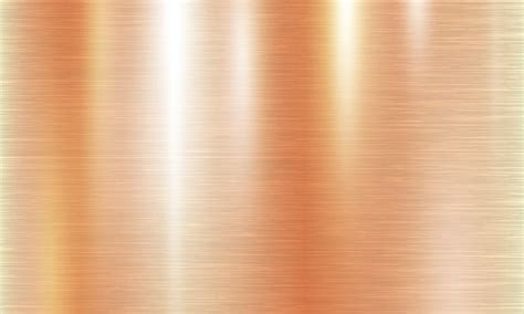 Rose Gold Metal Brushed Texture Effect Background Vector Illustration