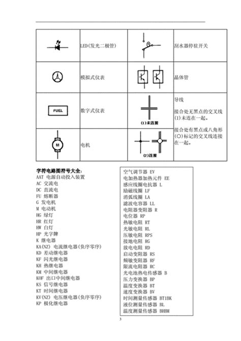 电路中的符号电路图符号大全 接线图网