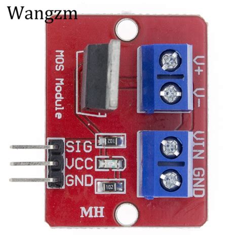 0 24v Top Mosfet Button Irf520 Mos Driver Module For Arduino Mcu Arm Raspberry Pi Shopee
