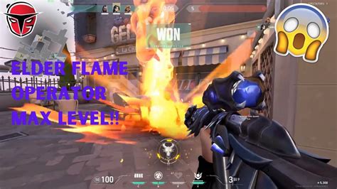 New Valorant Skin Elder Flame Operator Max Level With In Game