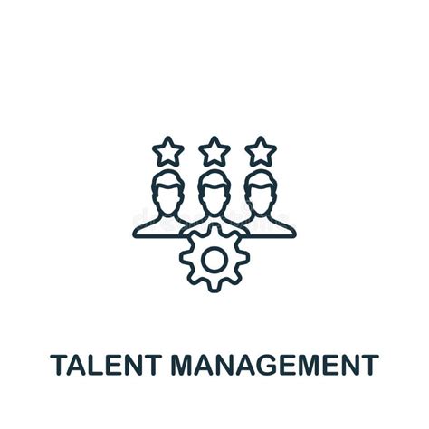 Talent Management Icon Monochrome Simple Talent Development Icon For Templates Web Design And