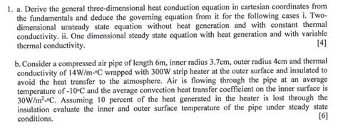 General Heat Conduction Equation In Cartesian Coordinates Derivation Tessshebaylo