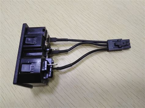 Custom Cable With C C Inlet Panel Power Socket Molex Connector