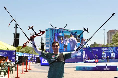 Matías Grande Campeón De La Copa Del Mundo De Tiro Con Arco Madrid