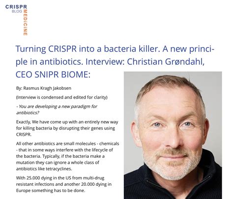 Snipr Biome — News And Press