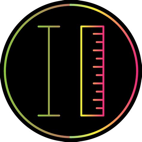 Measurement Line Gradient Due Color Icon 39263811 Vector Art At Vecteezy