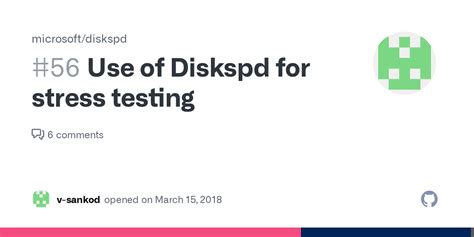 Use Of Diskspd For Stress Testing · Issue 56 · Microsoftdiskspd · Github
