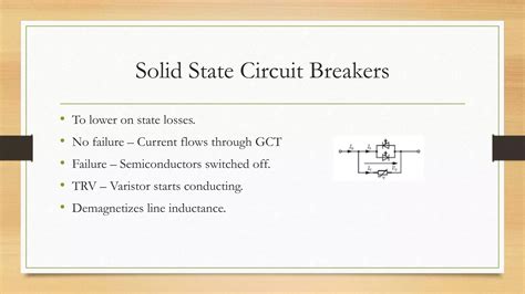 Hvdc Circuit Breaker Pptx
