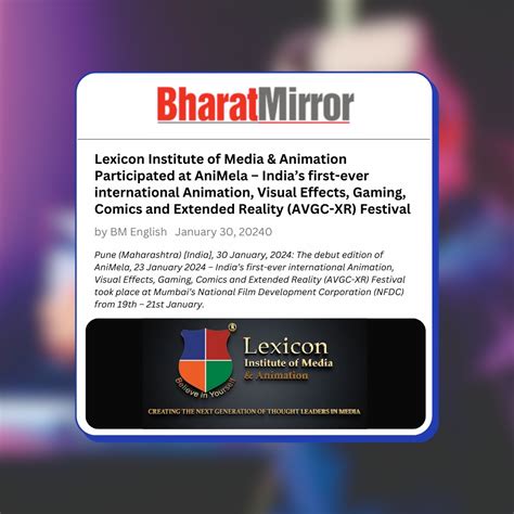 Media And News Lexicon Institute Of Media And Animation