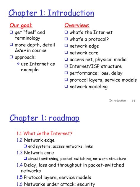 Chapter1 Part1 Pdf Computer Network Transmission Control Protocol