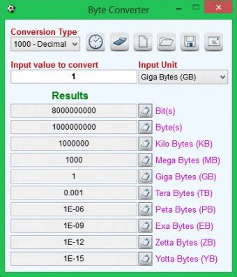 Byte Converter Download Convert Numeric Units Of Digital