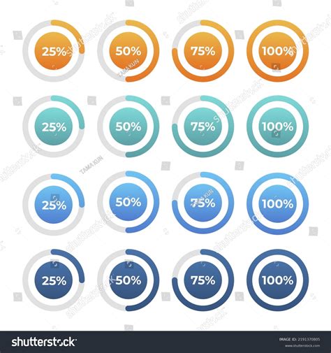 Circular Progress Loading Bar Vector Progress Stock Vector Royalty Free Shutterstock