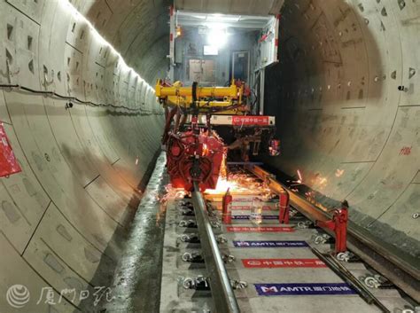 新能源设备助力厦门地铁6号线正式进入 长轨焊接 阶段 新闻频道 厦门网
