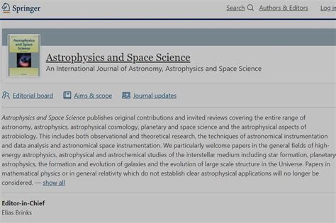 Astrophys Space Sci影响因子，是几区，是不是预警期刊 知乎