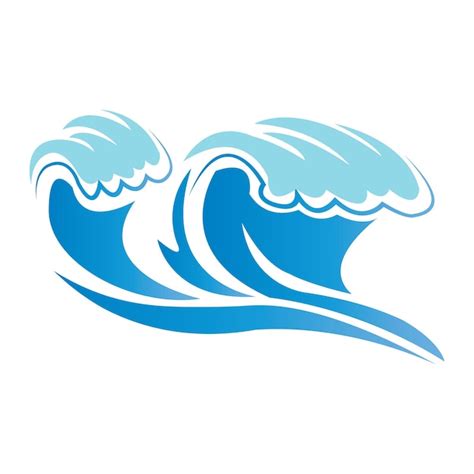 Premium Vector Wave Icon Logo Vector Design Template