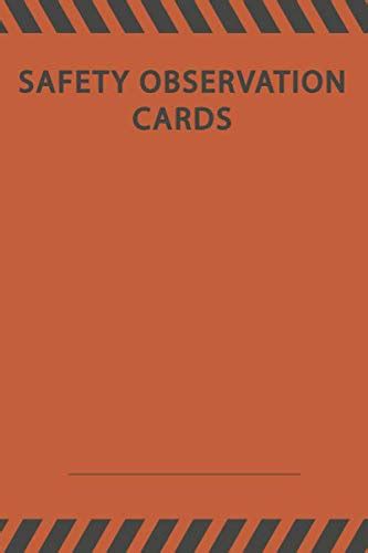 Safety Observation Cards Hse Booklet With 75 Safety Observation Cards