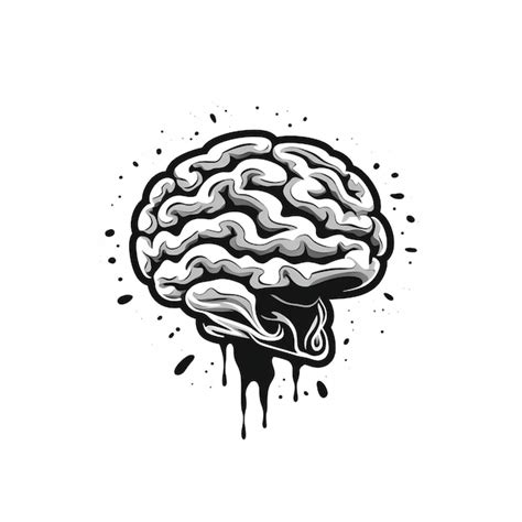 Premium Ai Image Brain Vector Illustration