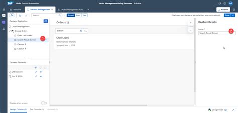 Capture Orders Management Sap Ui5 Application Using Recorder Sap