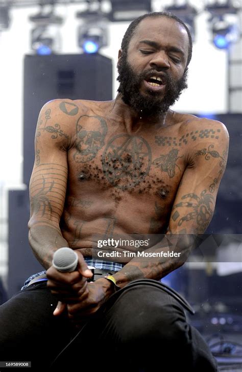 Stefan Mc Ride Burnett Of Death Grips Performs As Part Of Day 4 Of