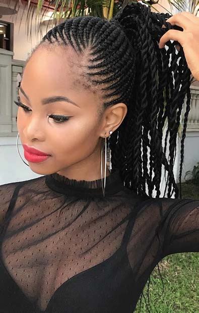 43 Cool Ways To Wear Feed In Cornrows Page 4 Of 4 Stayglam
