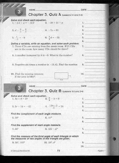 Chapter 3 Quizzes Sections 3 1 Through 3 4