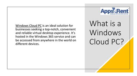 PPT Windows Cloud PC PowerPoint Presentation Free Download ID 12039400