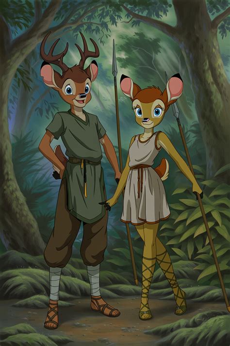 Bambi And Faline By Dragonstormknight On Deviantart