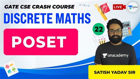 Poset Lec 22 Discrete Mathematics Gate Cse 2021 Exam Youtube