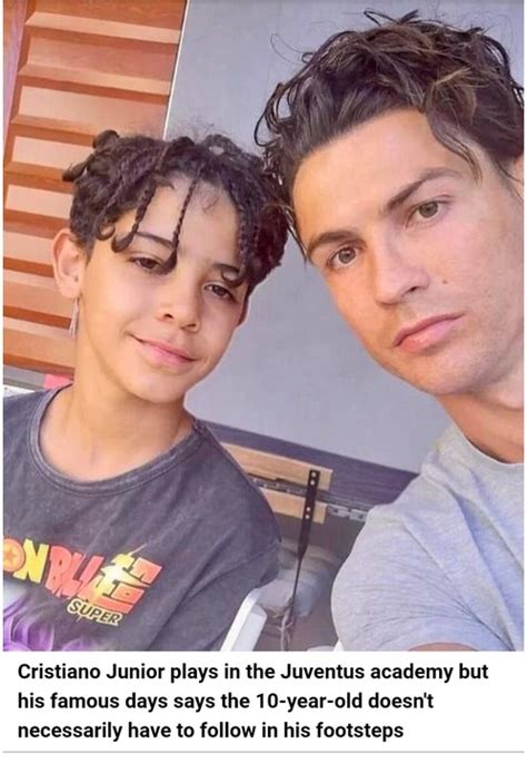 Ronaldo Insists He Wont Pressure His Son To Follow In His Footsteps