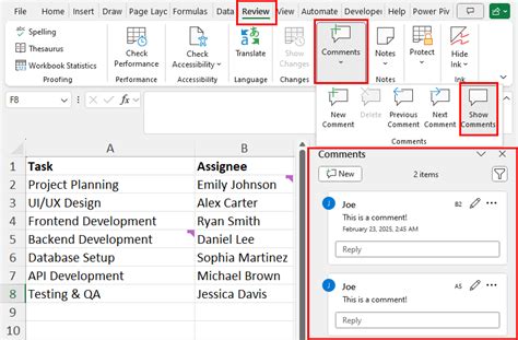 5 Ways To View Threaded Comments In Microsoft Excel How To Excel