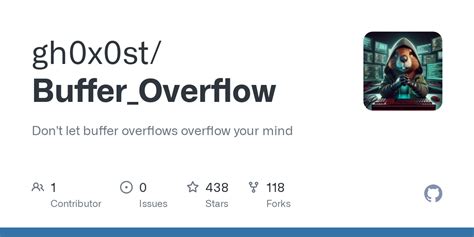 Github Gh0x0stbufferoverflow Dont Let Buffer Overflows Overflow
