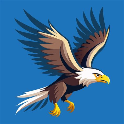 Eagle Gliding Vector Premium Ai Generated Vector