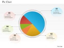 0514 5 Staged Data Driven Pie Chart Powerpoint Slides PowerPoint