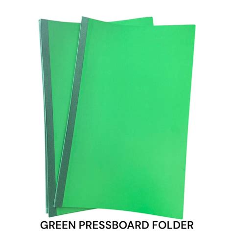 Expanded Expanding Folder Local Pressboard Folder Green Long 10pcs