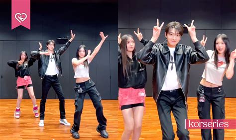โมเมนต์สุดเซอร์ไพรส์ หลินอี ร่วมทำชาเลนจ์เต้นเพลง Super Shy กับ 2 สาว Newjeans