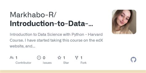 Github Markhabo Rintroduction To Data Science With Python Harvard