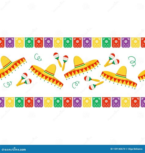 Mexican Page Borders Clip Art