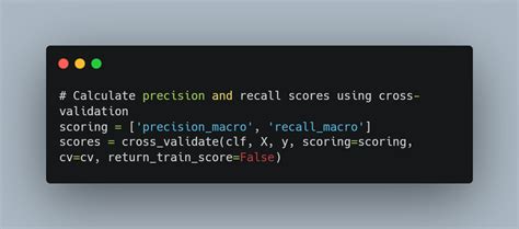 How To Check A Models Recall Score Using Cross Validation In Python