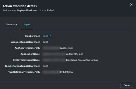 Amazon Web Services Codedeploy Bluegreen Ecs Fargate Error Invalid