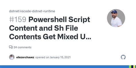 Powershell Script Content And Sh File Contents Get Mixed Up Across