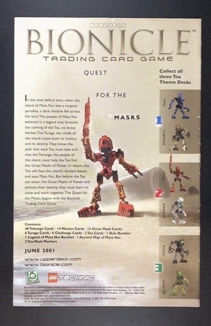 Bionicle 1 2001 Rare 1st Printing Comic Books Modern Age Dc