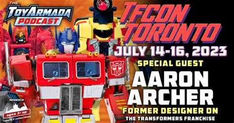 Transformers Designer Aaron Archer To Attend Tfcon Toronto 2023