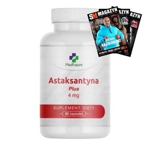 Medfuture Astaxanthin Plus 4 Mg 60 KapslÍ Antioxidant Podpora OČÍ A