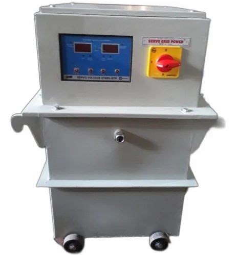 25kva Single Phase Oil Cooled Servo Voltage Stabilizer For Commercial