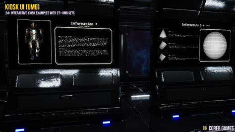 Kiosk Ui Umg Design Pack In Blueprints Ue Marketplace