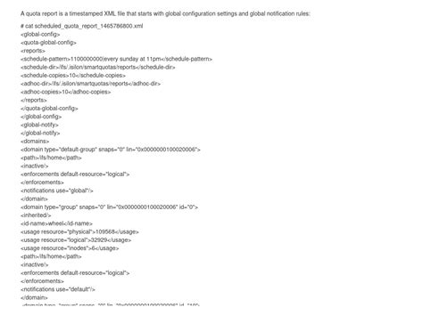 Quota Report Format Storage Quota Management And Provisioning With Dell Powerscale Smartquotas